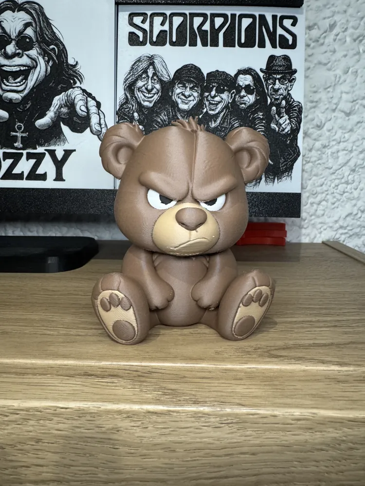 The Grumpy Bear - The Grumbler by Lemmy3DPrint MakerWorld: Download ...