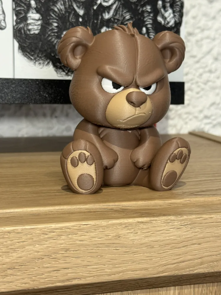 The Grumpy Bear - The Grumbler by Lemmy_3D_Print MakerWorld: Download ...