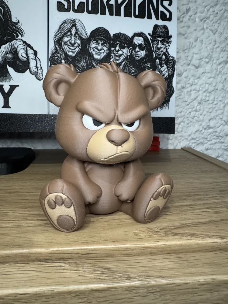 The Grumpy Bear - The Grumbler - Free 3D Print Model - MakerWorld