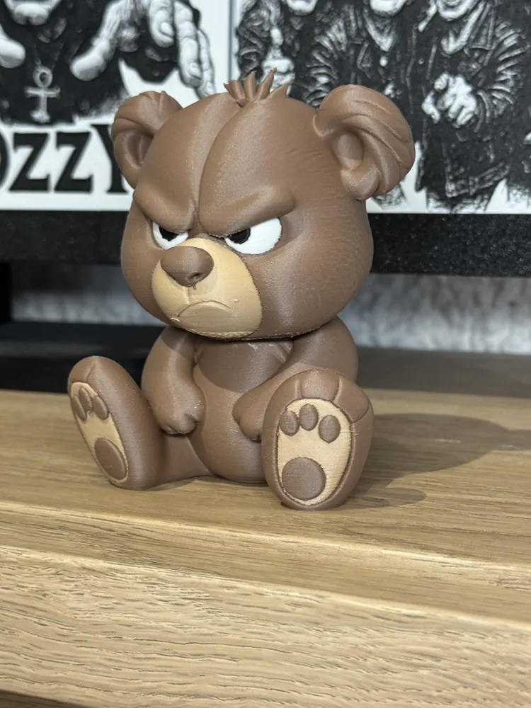 The Grumpy Bear - The Grumbler - Free 3D Print Model - MakerWorld