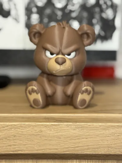 The Grumpy Bear - The Grumbler - Free 3D Print Model - MakerWorld