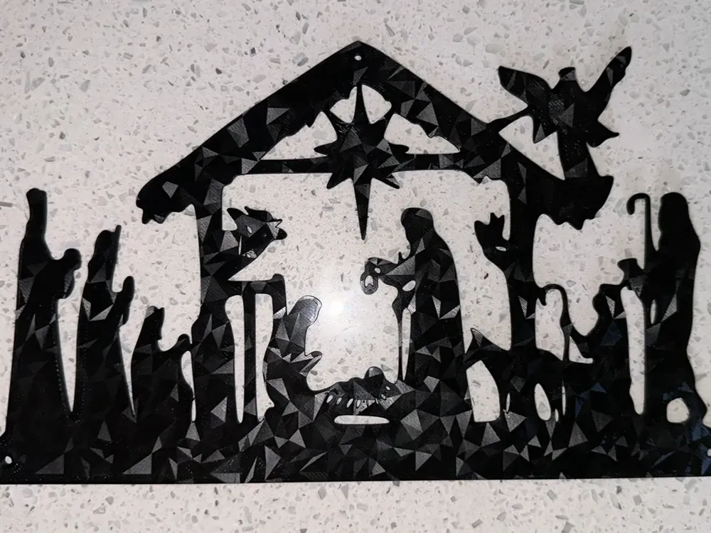 Christmas Nativity Scene - Wall Decoration by michal0082 MakerWorld ...