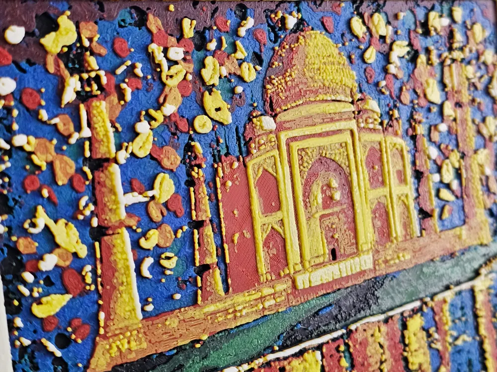 The Taj Mahal - HueForge by Dj3dMakerWorld: Download Free 3D Models