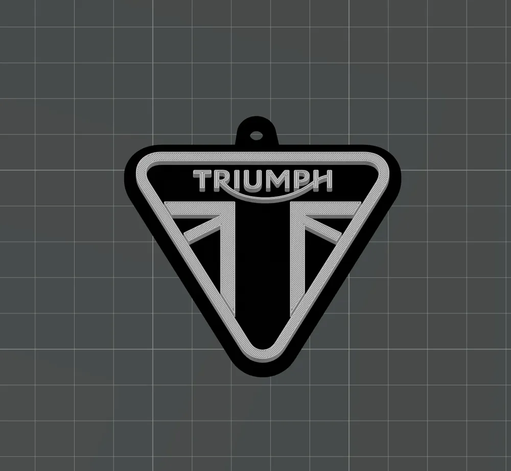 Triumph Motorcycles Logo Keychain by Lilac Rage - MakerWorld