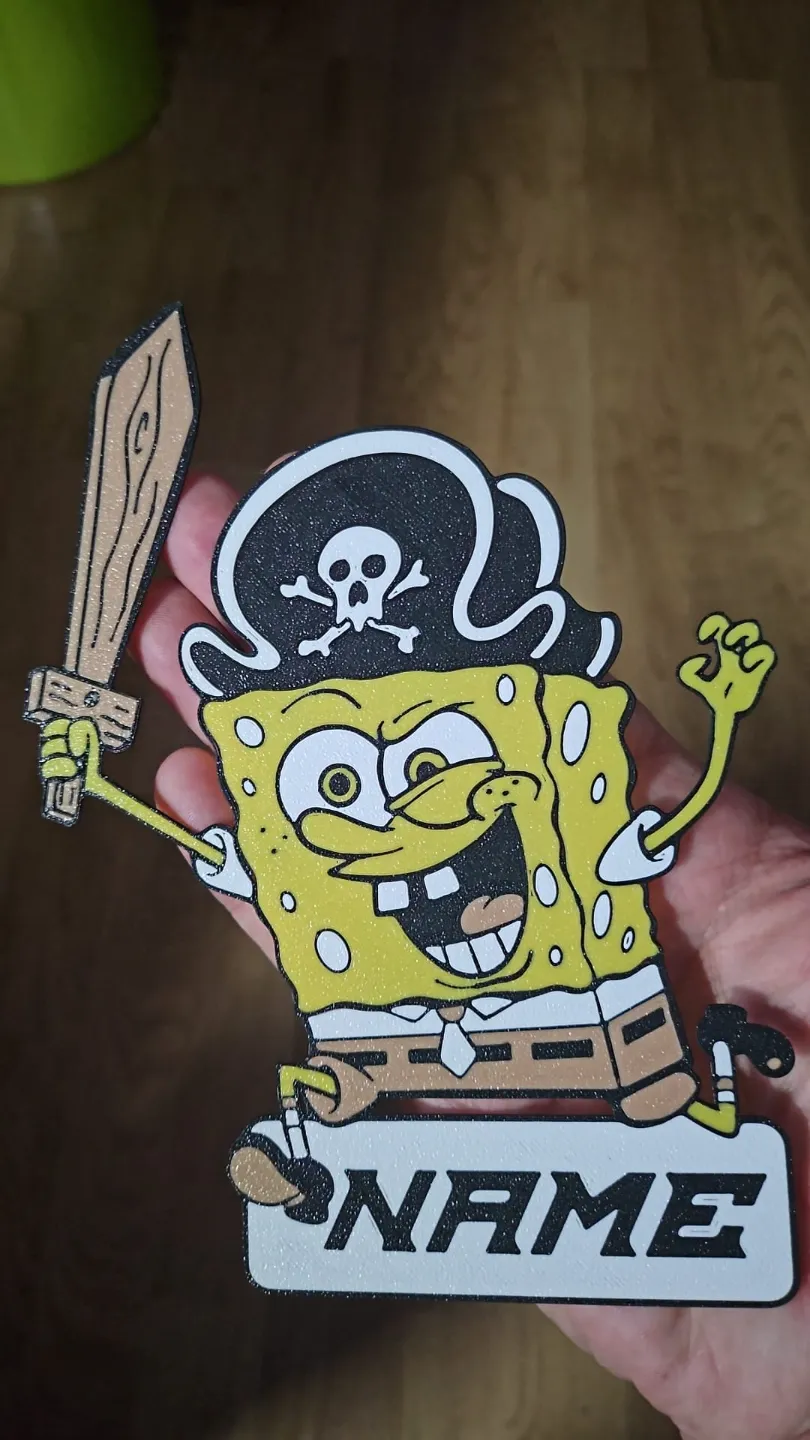 SpongeBob SquarePants 3 - SpongeBob - Your Name by davinchi20 - MakerWorld