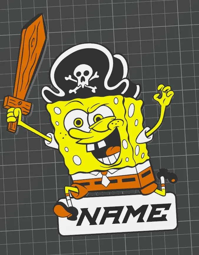 SpongeBob SquarePants 3 - SpongeBob - Your Name by davinchi20 - MakerWorld