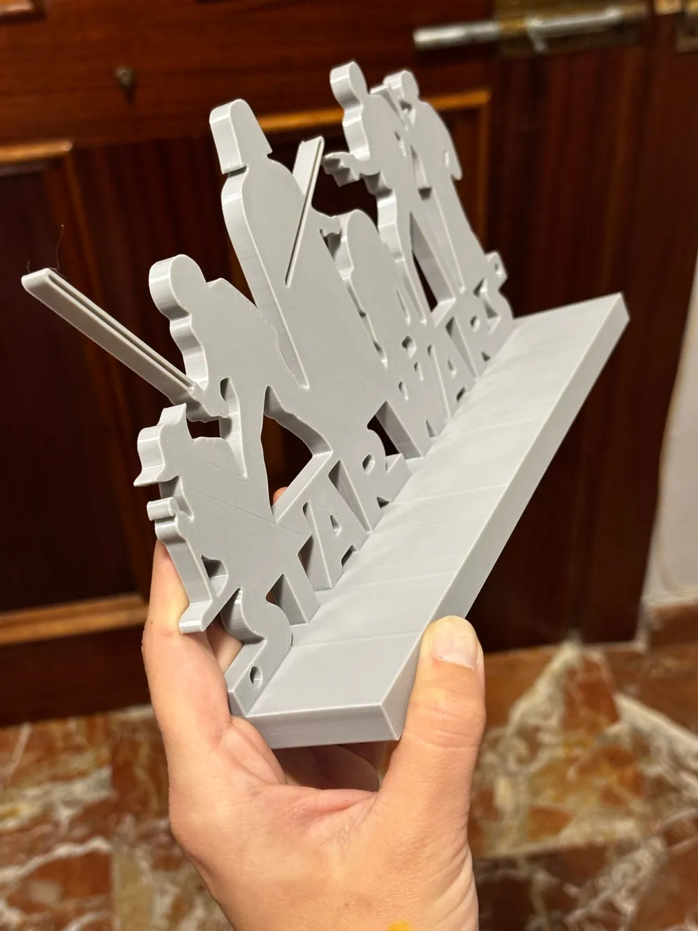 Star Wars key holder rack by TMA3D MakerWorld: Download Free 3D Models