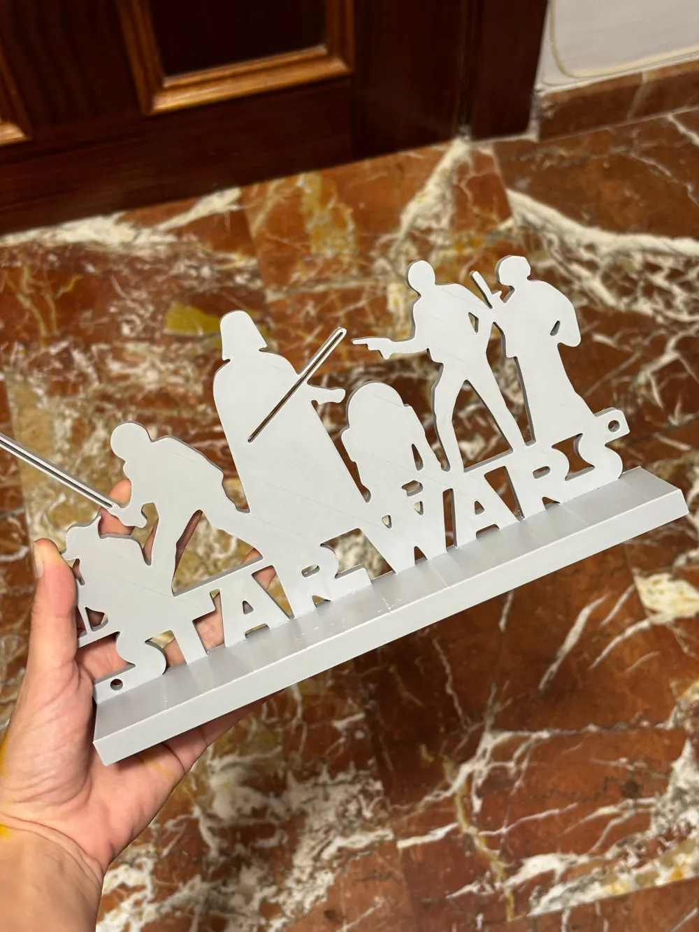Star Wars key holder rack - Free 3D Print Model - MakerWorld