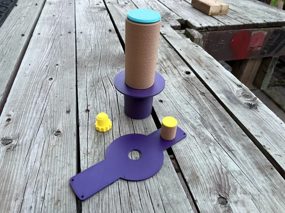 Easy Peasy 'Crank by Hand' Filament Spooler by Zzz3DSelkirk MakerWorld ...