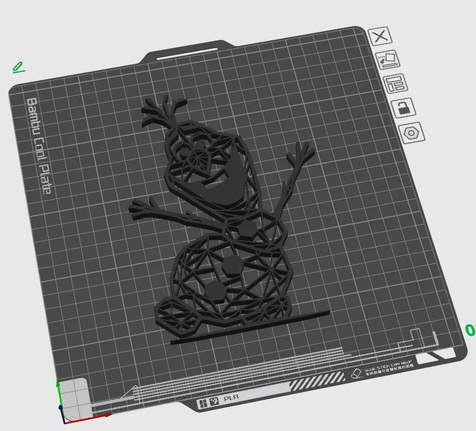 2D Logo OLAF - Free 3D Print Model - MakerWorld