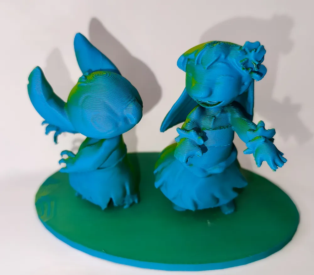 Lilo e Stitch dançando - Modelo gratuito para impressão 3D - MakerWorld