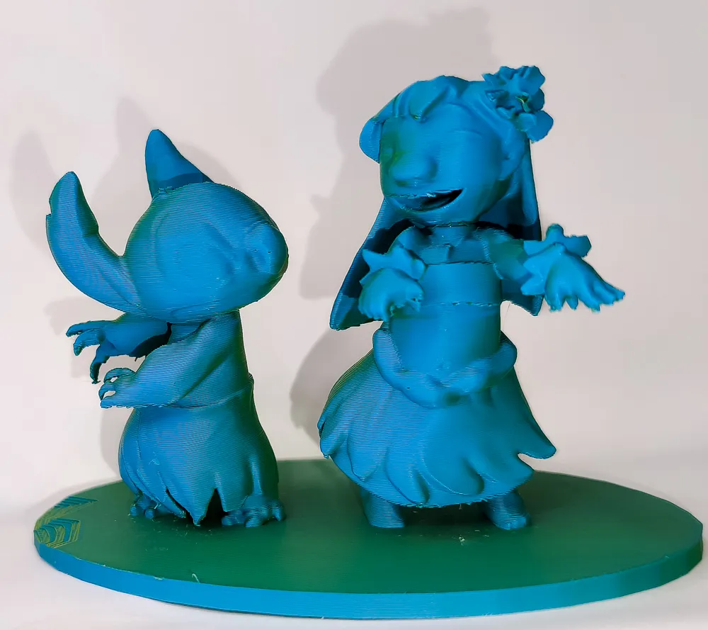 Lilo e Stitch dançando - Modelo gratuito para impressão 3D - MakerWorld