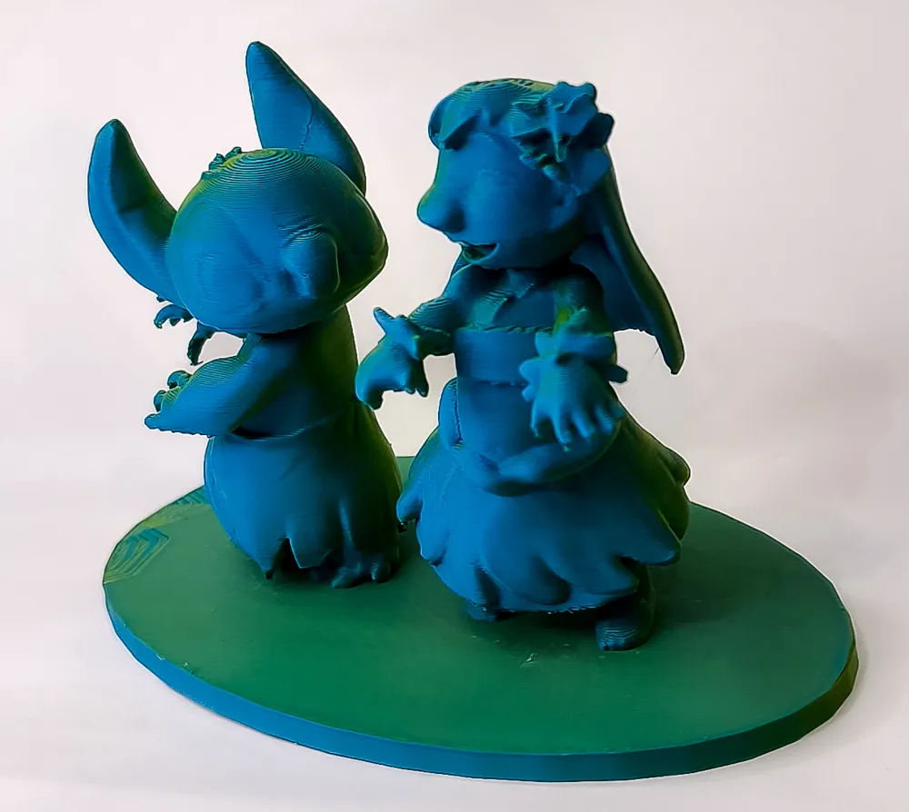 Lilo e Stitch dançando - Modelo gratuito para impressão 3D - MakerWorld