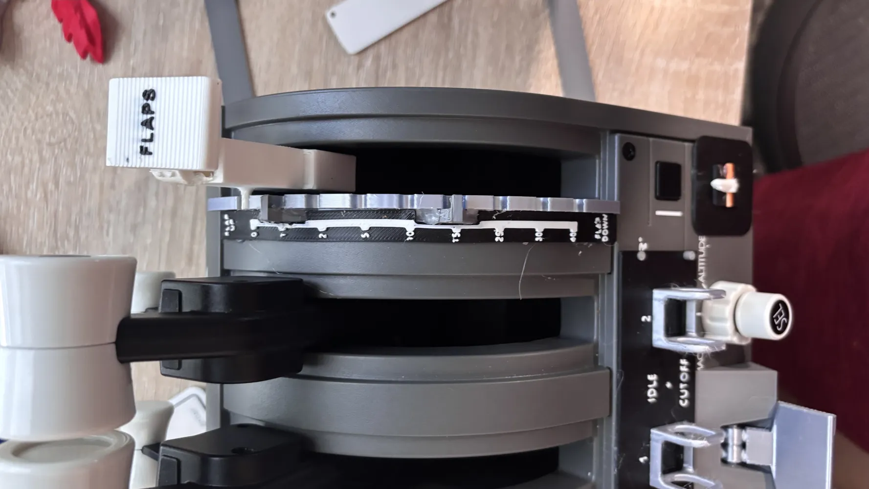 737 MAX/NG flaps positions for TCA Boeing Quadrant by planes n printers MakerWorld: Download ...