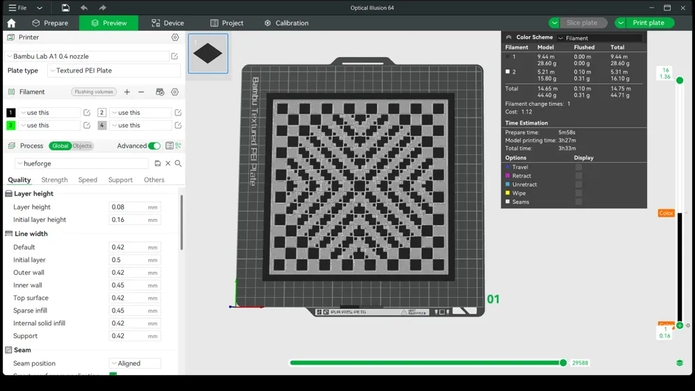 Optical Illusion 65 - Free 3D Print Model - MakerWorld