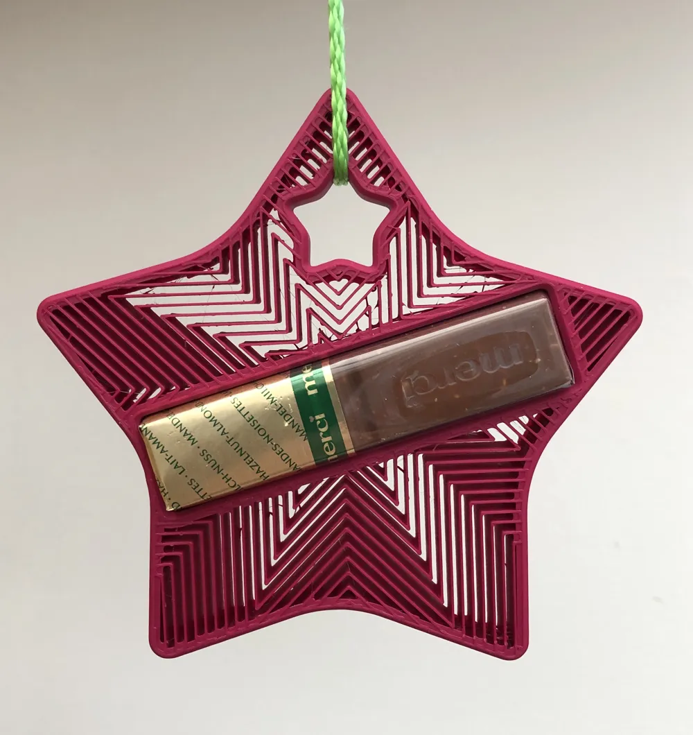 Merci_Star adjustable fill pattern - Free 3D Print Model - MakerWorld