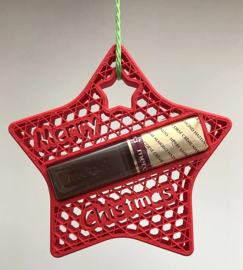 Merci_Star adjustable fill pattern - Free 3D Print Model - MakerWorld