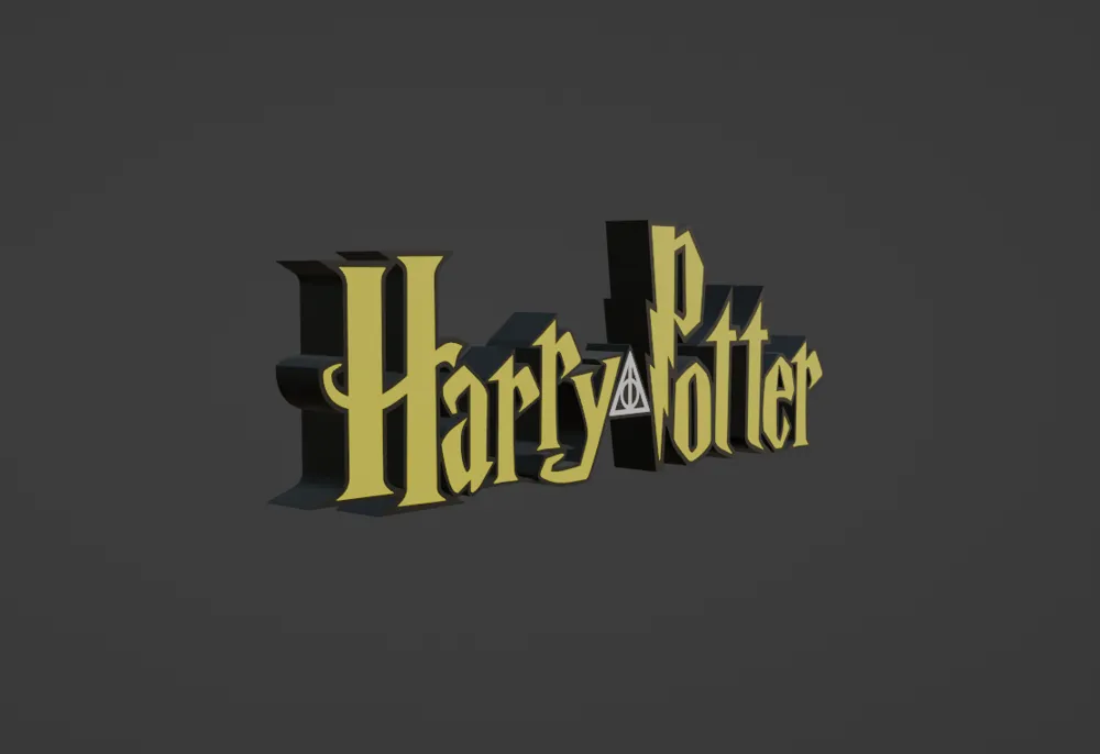 Harry Potter Logo by DuckPrint3D MakerWorld: Download Free 3D Models