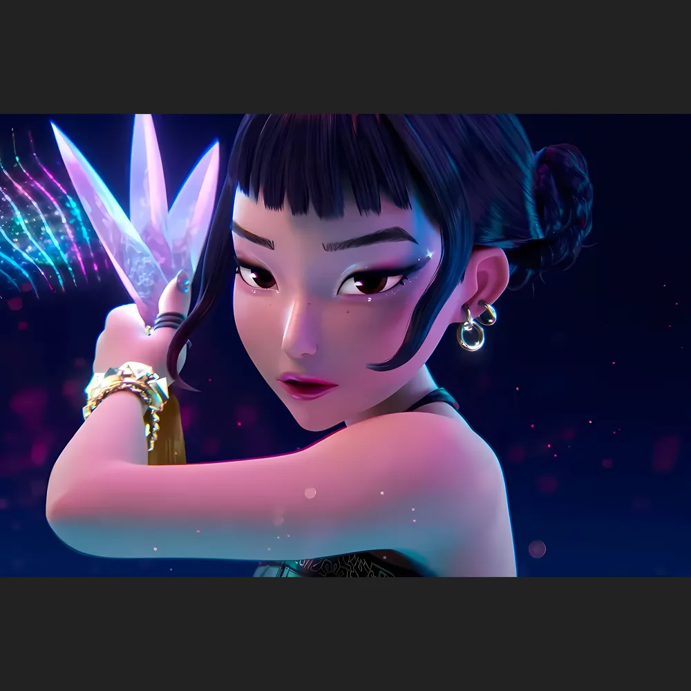 Cuchillos arrojadizos Shin-kal de Zoey por BRONZE INC. MakerWorld ...