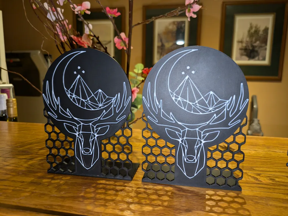 SJM "MAASVerse" Bookends by Calmec87 MakerWorld: Download Free 3D Models