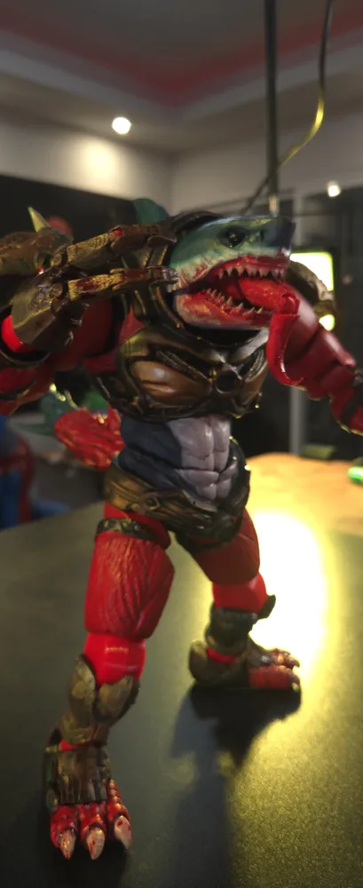 Action Figure Articulated Shark Marvel Legends - Free 3D Print Model ...