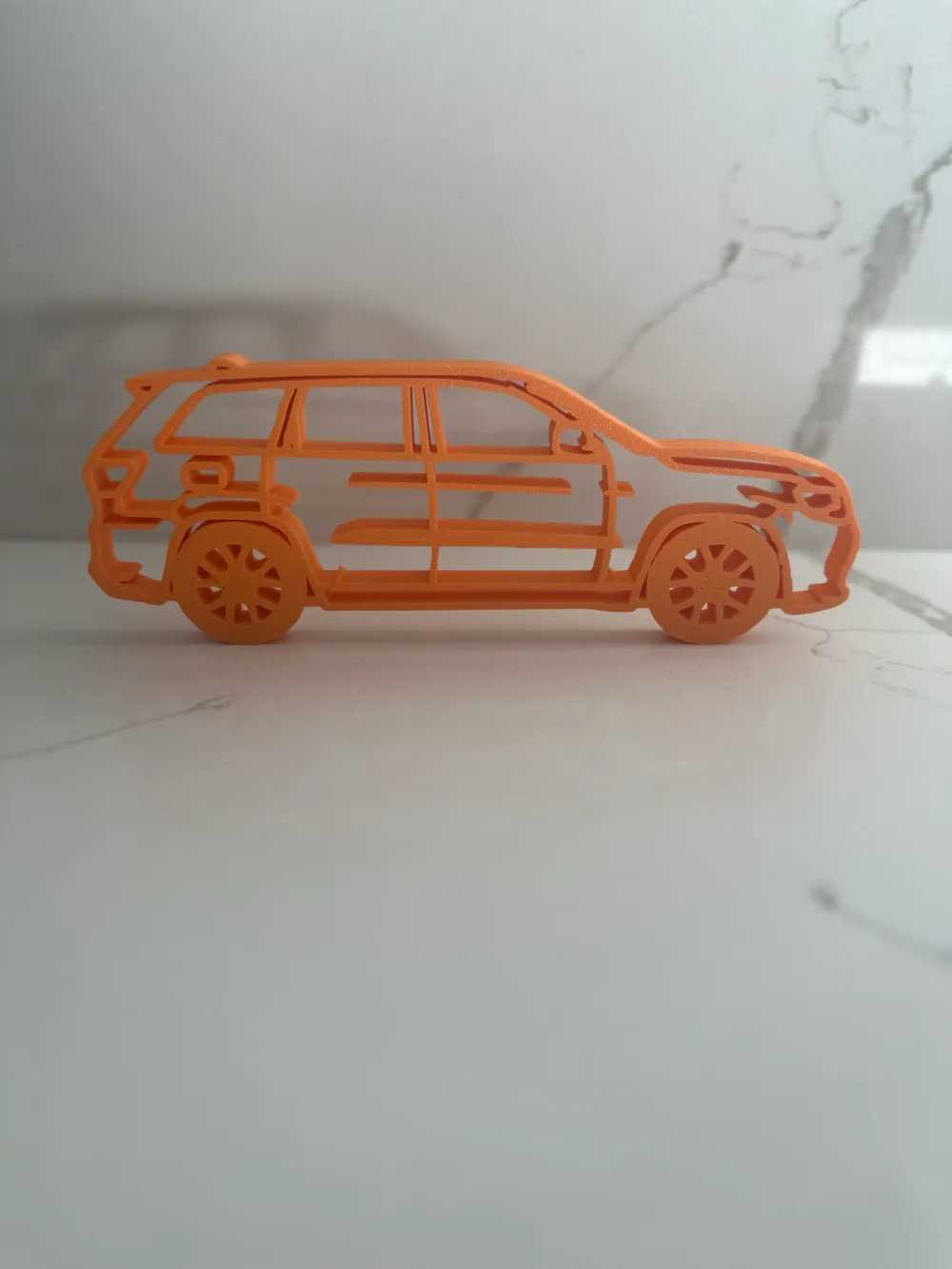 Jeep Grand Cherokee SRT Trackhawk Silhouette Art - Free 3D Print Model ...