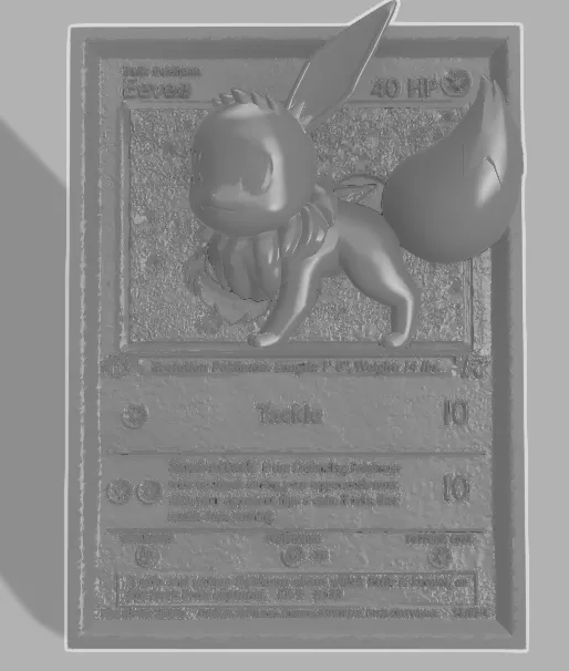 eevee pokemon card 3d by Cosmotech 3D - MakerWorld