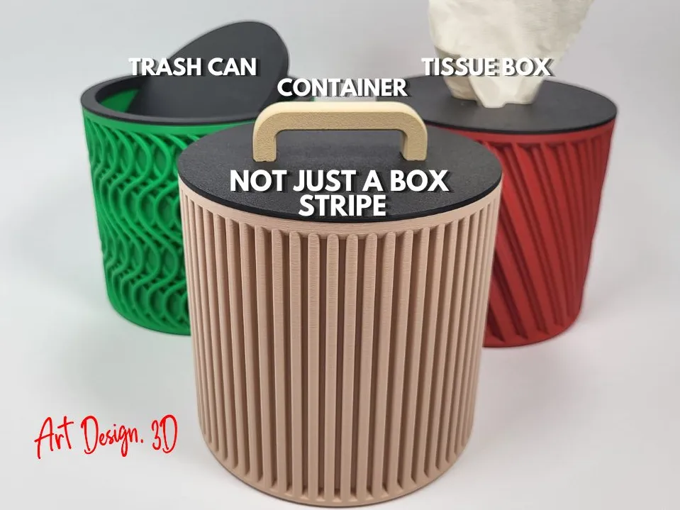 Not Just a Box - Stripe - Free 3D Print Model - MakerWorld