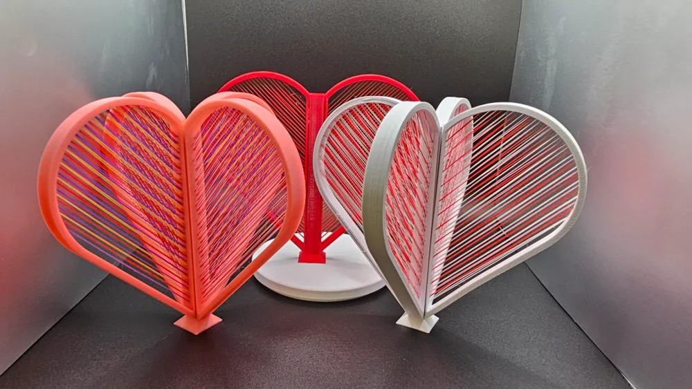 Heart String Art by Surreal Sonicus - MakerWorld