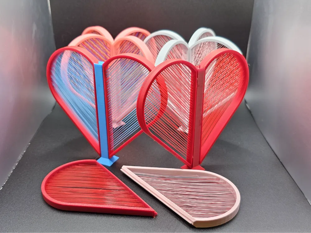 Heart String Art by Surreal Sonicus - MakerWorld