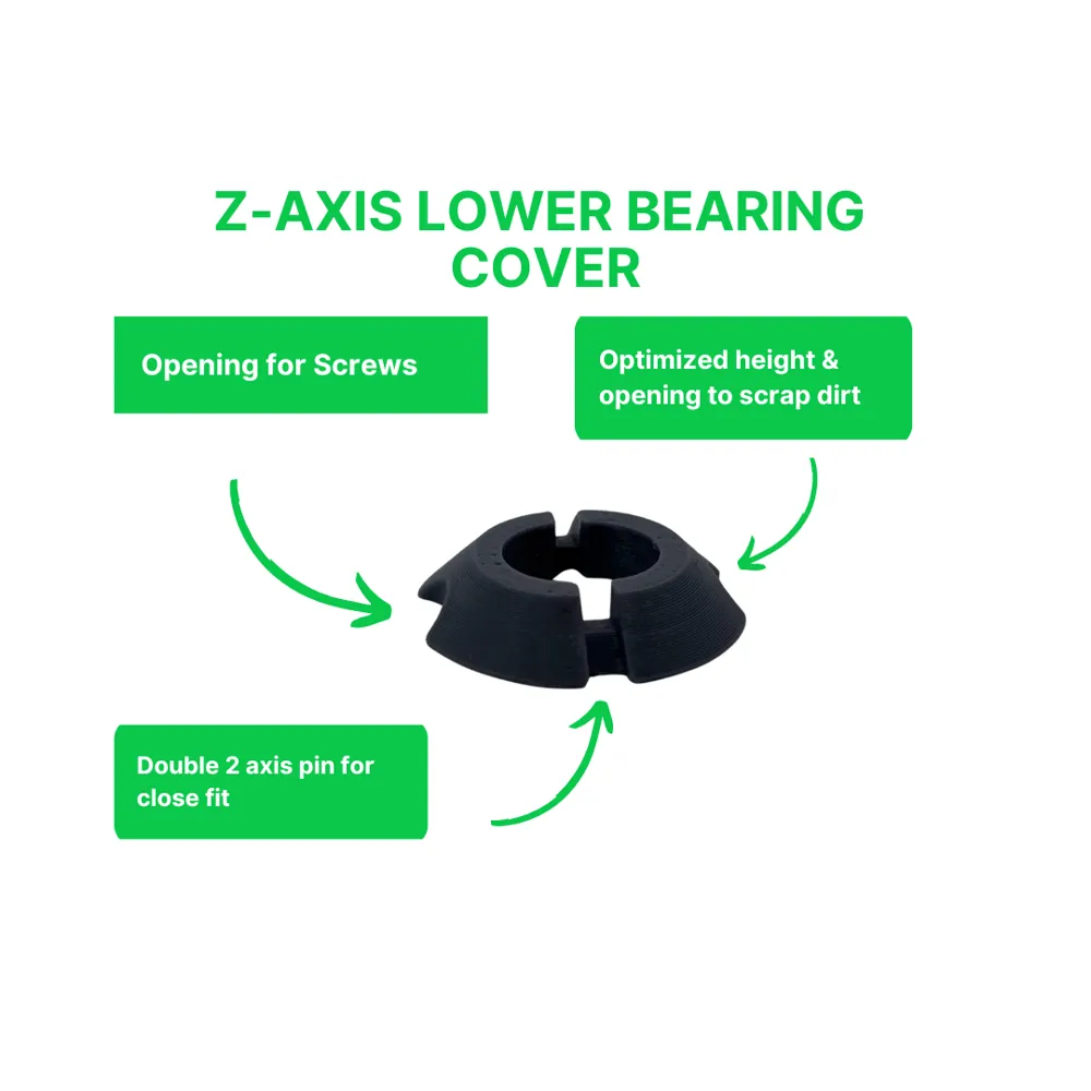 P2S lower Z-axis bearing cover by MR_K MakerWorld: Download Free 3D Models