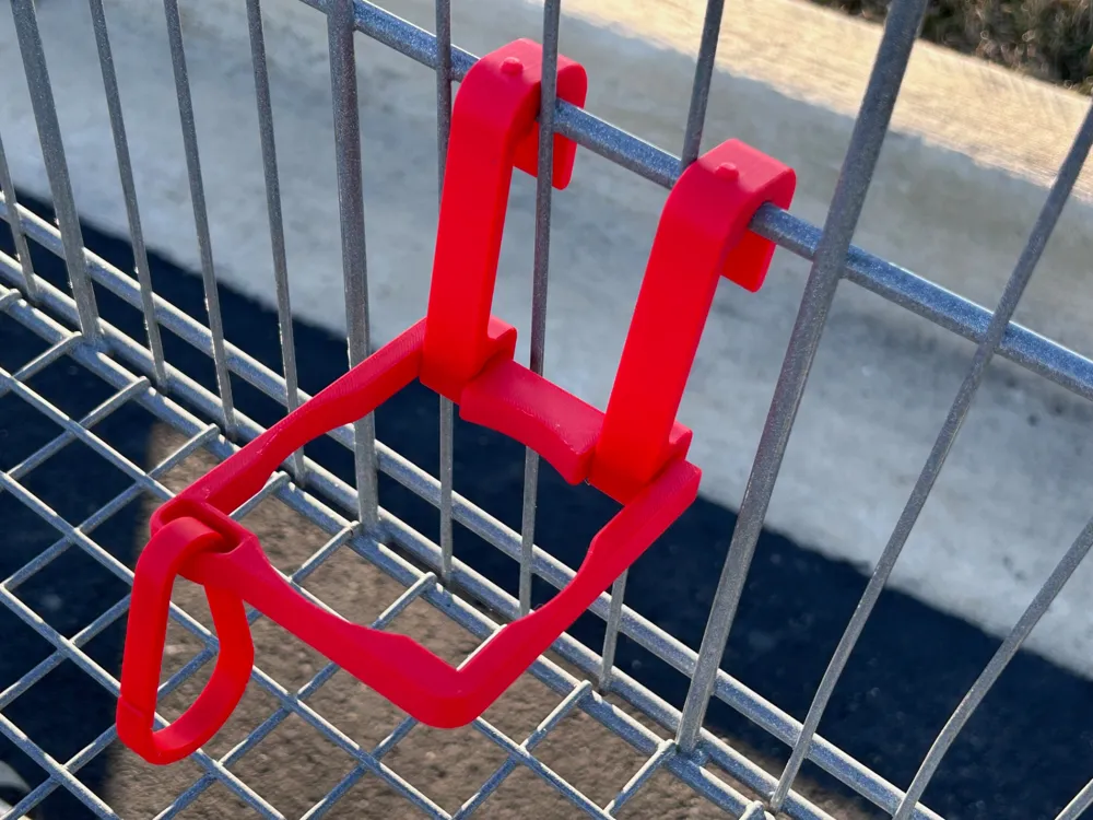 COSTCO Walmart Grocery Cart Folding Cup Holder - Free 3D Print Model ...