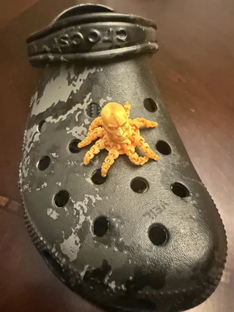 Flexi Dwayne the Rock Johnson Jibit for your crocs - Free 3D Print ...