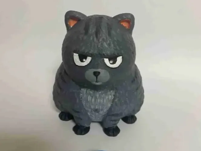 Plump and Gentle Cat by iKun - MakerWorld