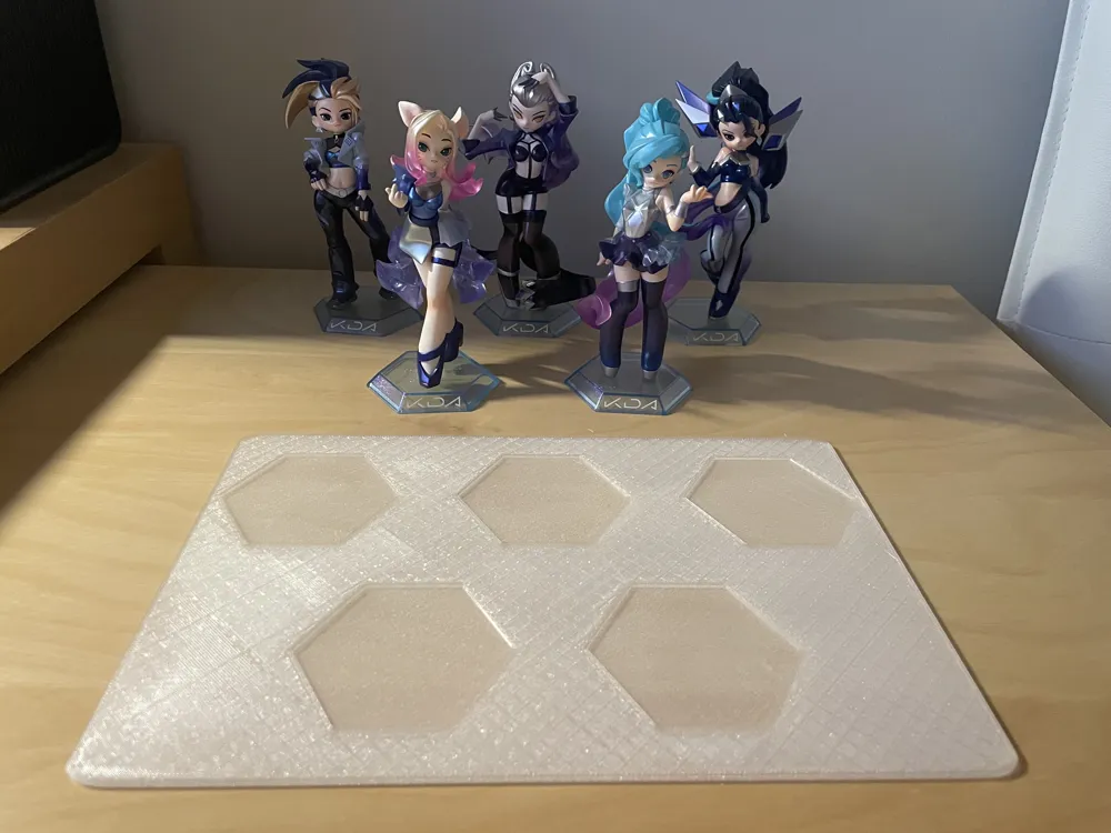 Popmart KDA ALL set base plate - Free 3D Print Model - MakerWorld