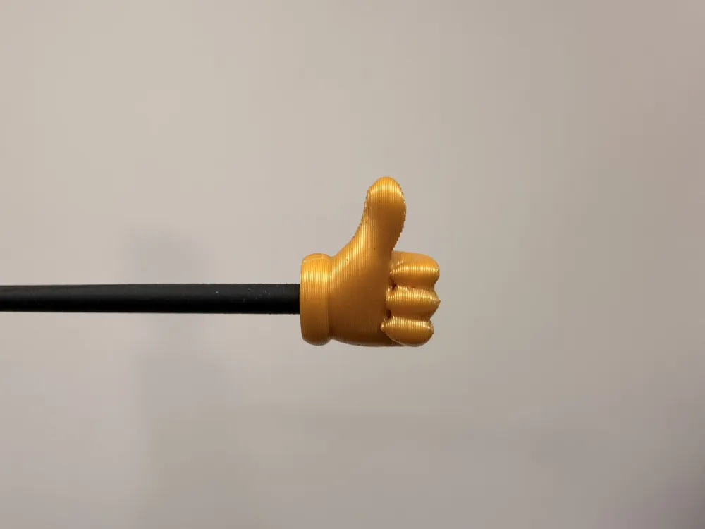 Cartoon Hand Pointer Stick - Thumbs Up - Free 3D Print Model - MakerWorld
