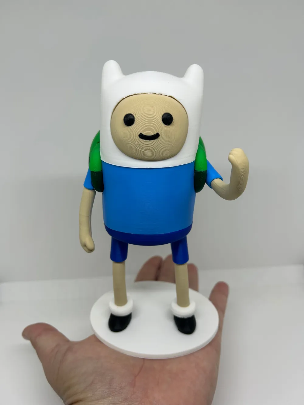 Finn - No AMS - Adventure time - Action figure - Free 3D Print Model ...
