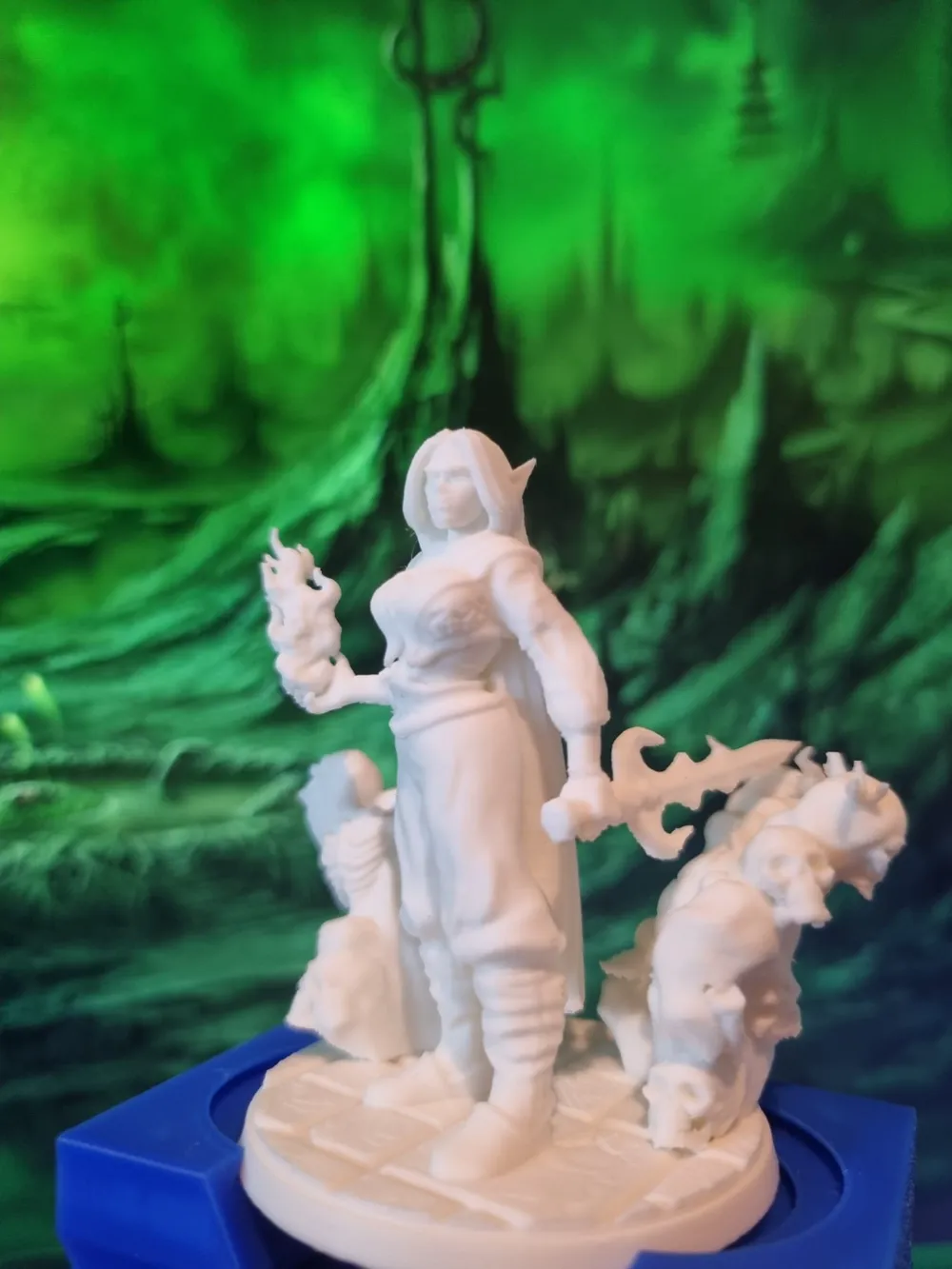 Miniature Elf Necromancer DnD/Roleplay/Tabletop - Free 3D Print Model ...