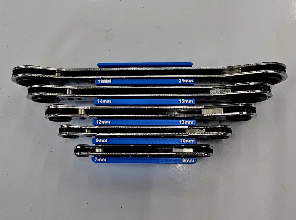 Craftsman Ratcheting Wrench Set Metric Gridfinity - Free 3D Print Model ...