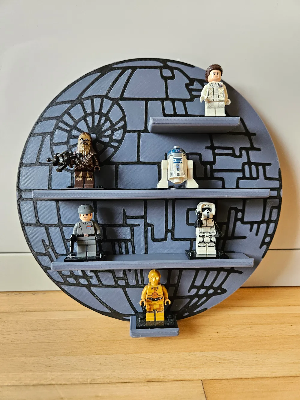 Star Wars Deathstar-shelf by Cuuki - MakerWorld