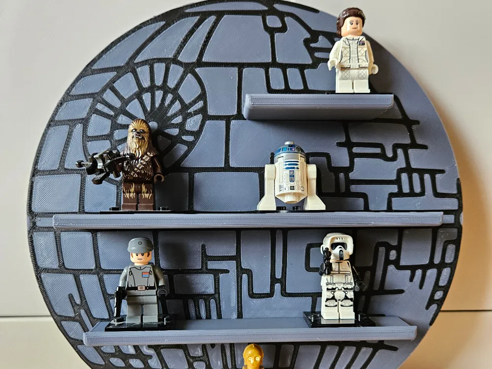 Star Wars Deathstar-shelf by Cuuki - MakerWorld