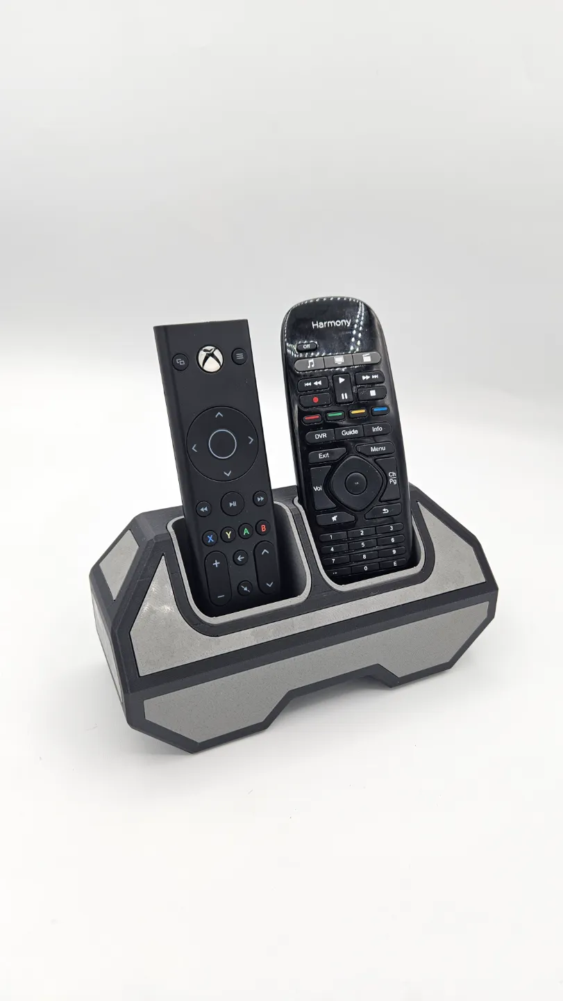 Dual Remote Control Holder – Hidden Storage by Idaho 3D Printing ...