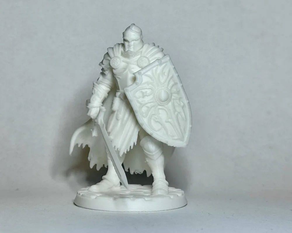Lightbound Knight – Guardian of Dawn - Free 3D Print Model - MakerWorld