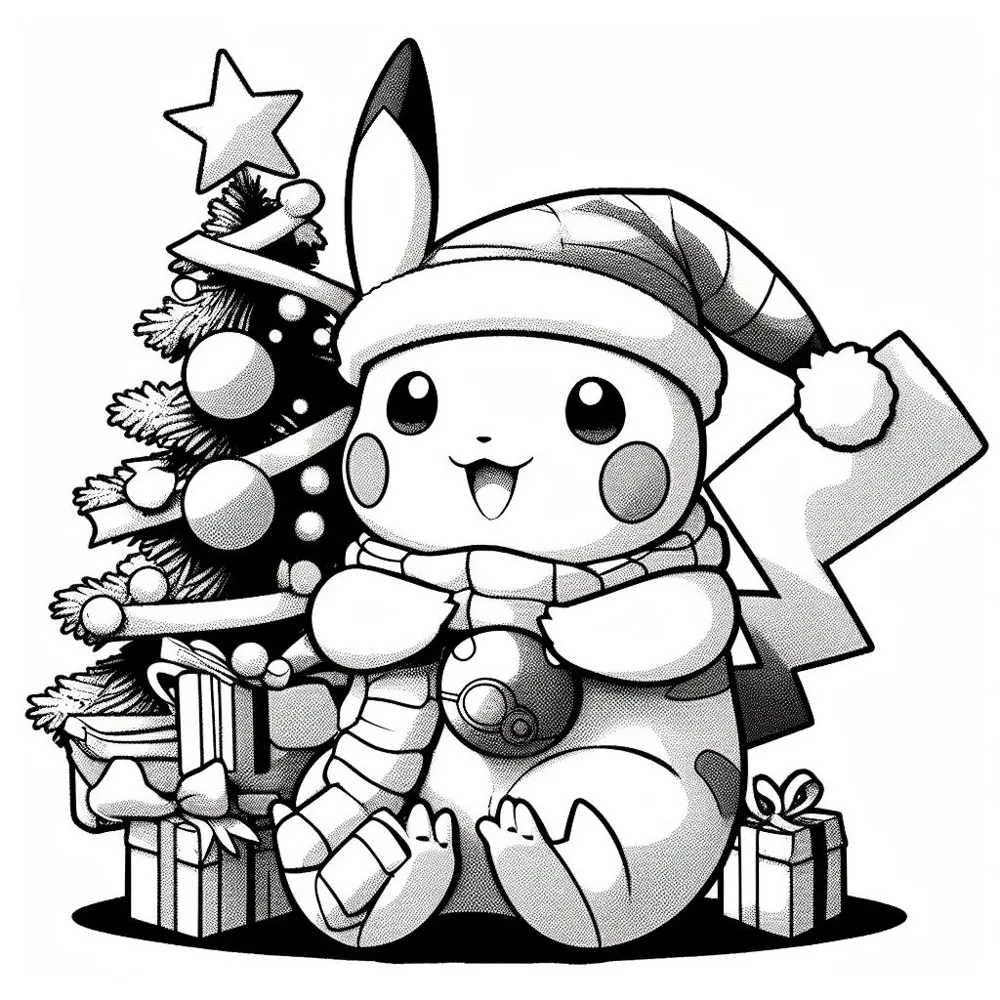 Pikachu Christmas Tree - Hueforge 3 color filament painting by Swiger3D ...