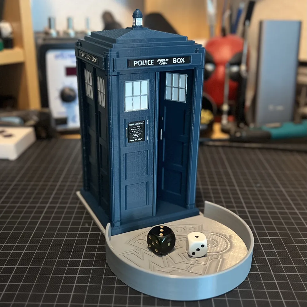 TARDIS Dice Tower "Enhanced" (2023 Tardis) by NeoRame MakerWorld ...