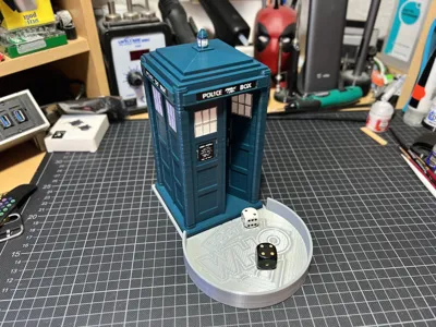 TARDIS Dice Tower "Enhanced" (2023 Tardis) by NeoRame MakerWorld ...