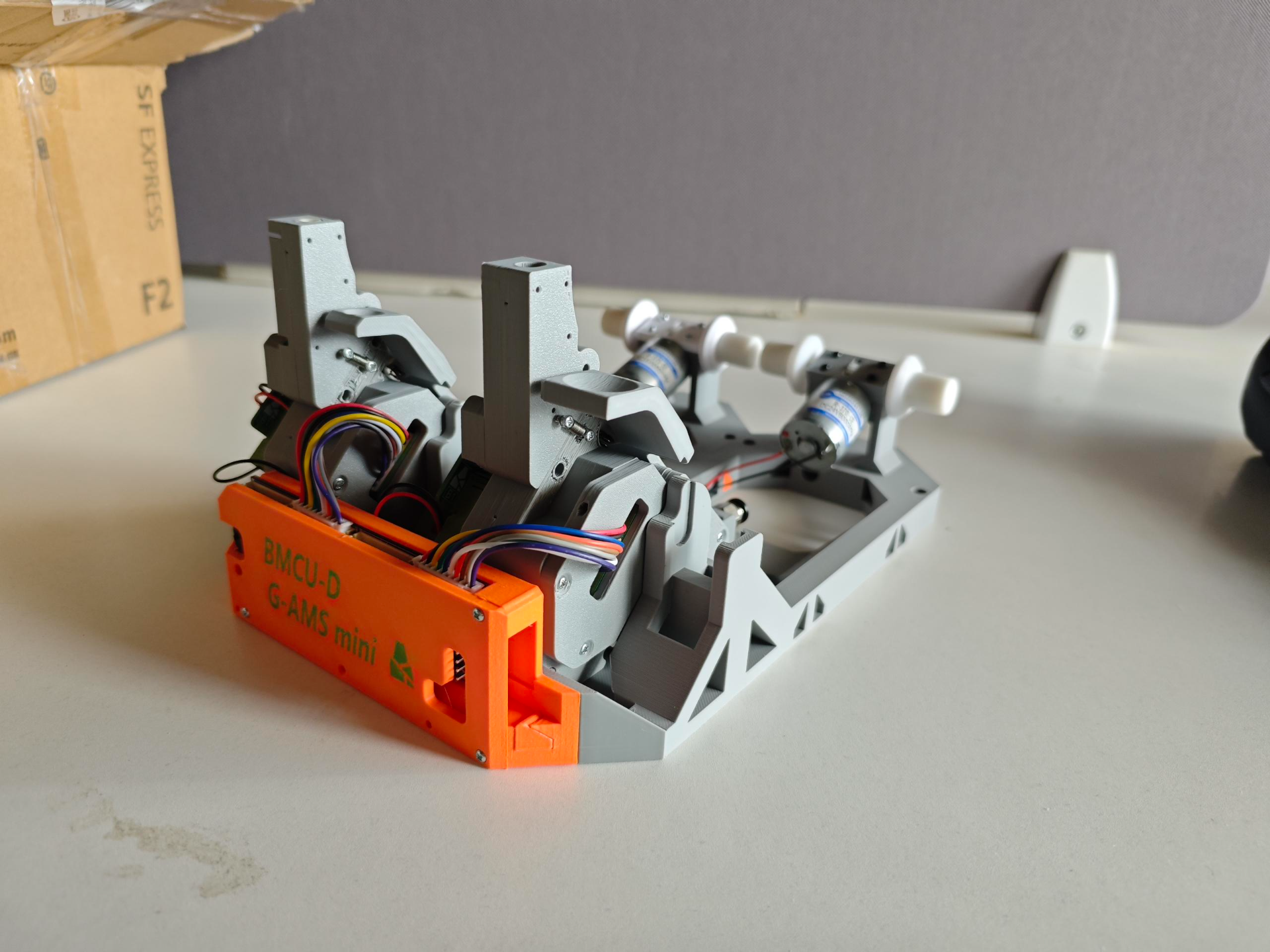 BMCU-D (Version 130) Integrated Rewind Extruder Filament Frame by STAY ...