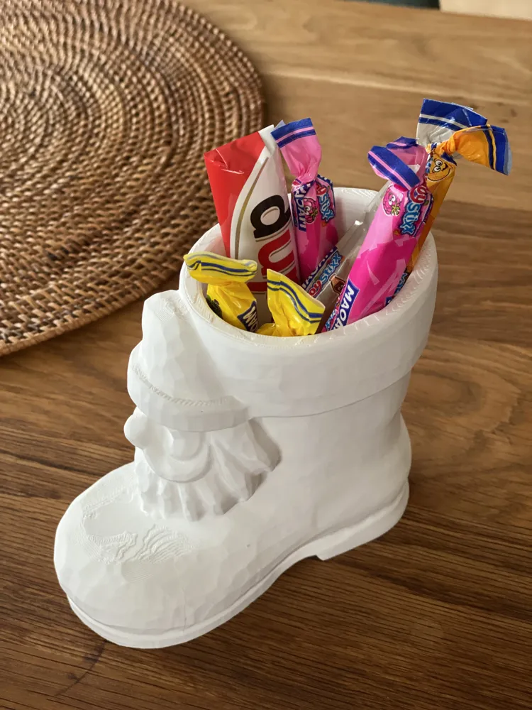 Santa’s Candy Boot – Festive Treat Holder for Kids - Free 3D Print ...