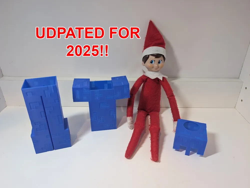 Elf on the Shelf Minecraft Armor - 2025 UPDATE by hermanjc MakerWorld ...