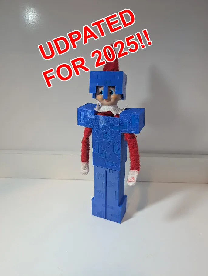Elf on the Shelf Minecraft Armor - 2025 UPDATE by hermanjc MakerWorld ...